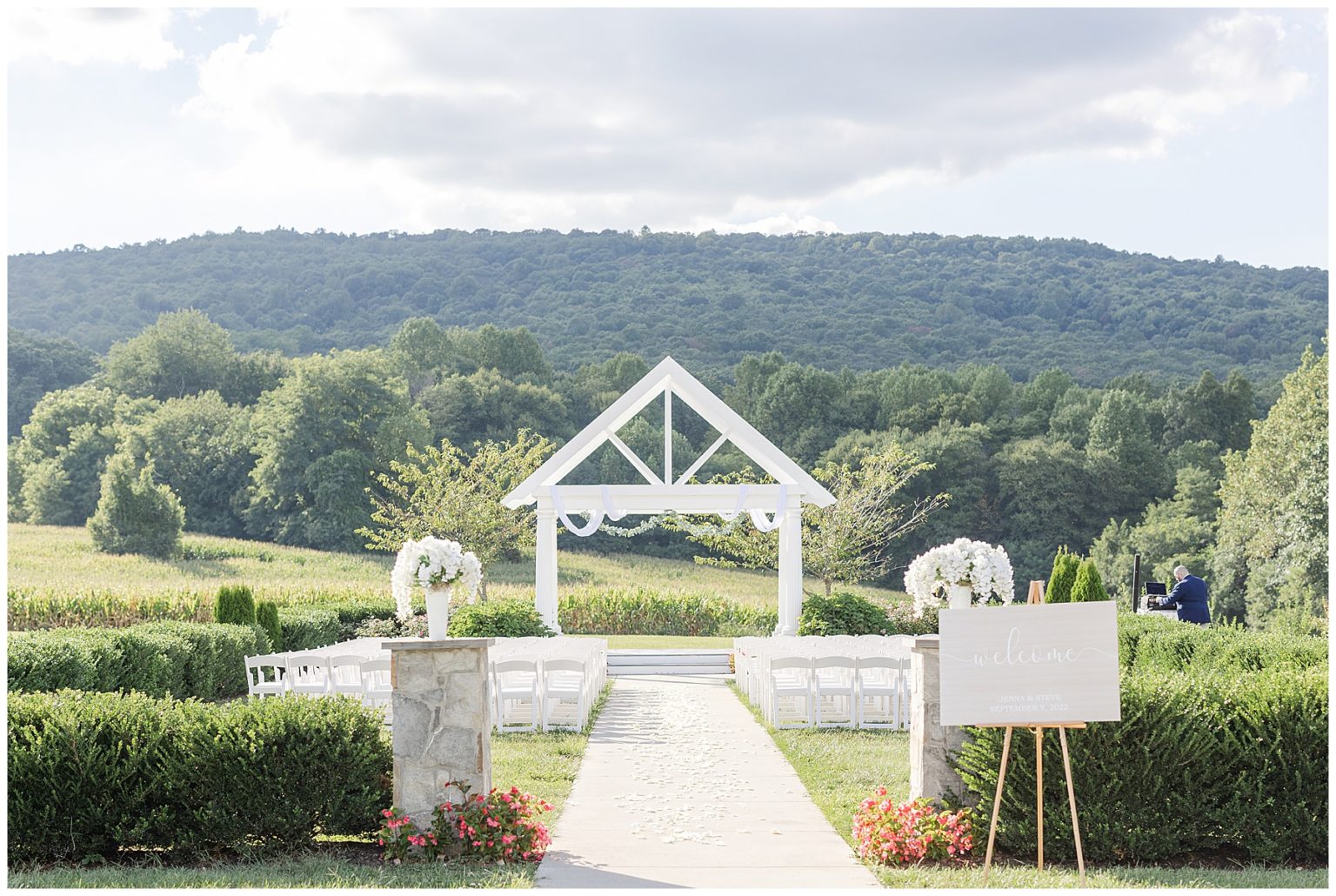 Steven + Jenna | An Early Fall Wedding at Springfield Manor Winery ...